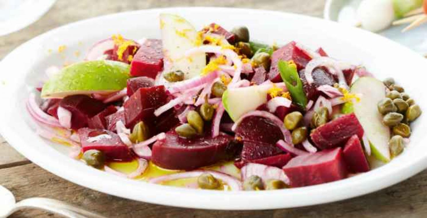 En forme en 2016: salade de betteraves rouges aux pommes - Metrotime