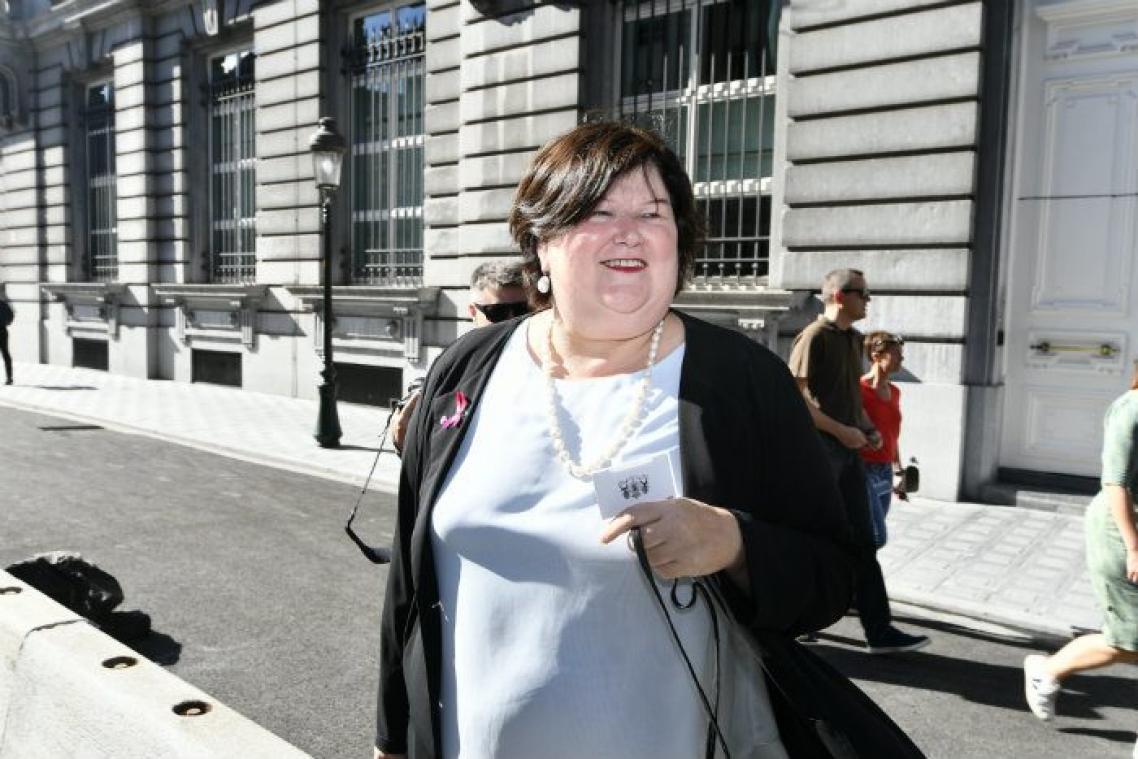 Maggie De Block estime récupérer "un département en crise et en plein ...