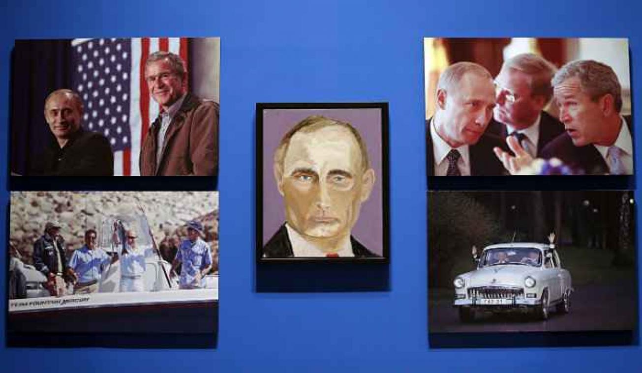 George W. Bush expose ses portraits de chefs d'État - Metrotime