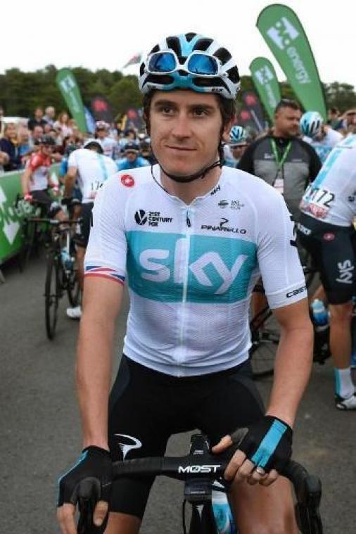 Geraint Thomas pour la première fois au départ des Strade Bianche ...