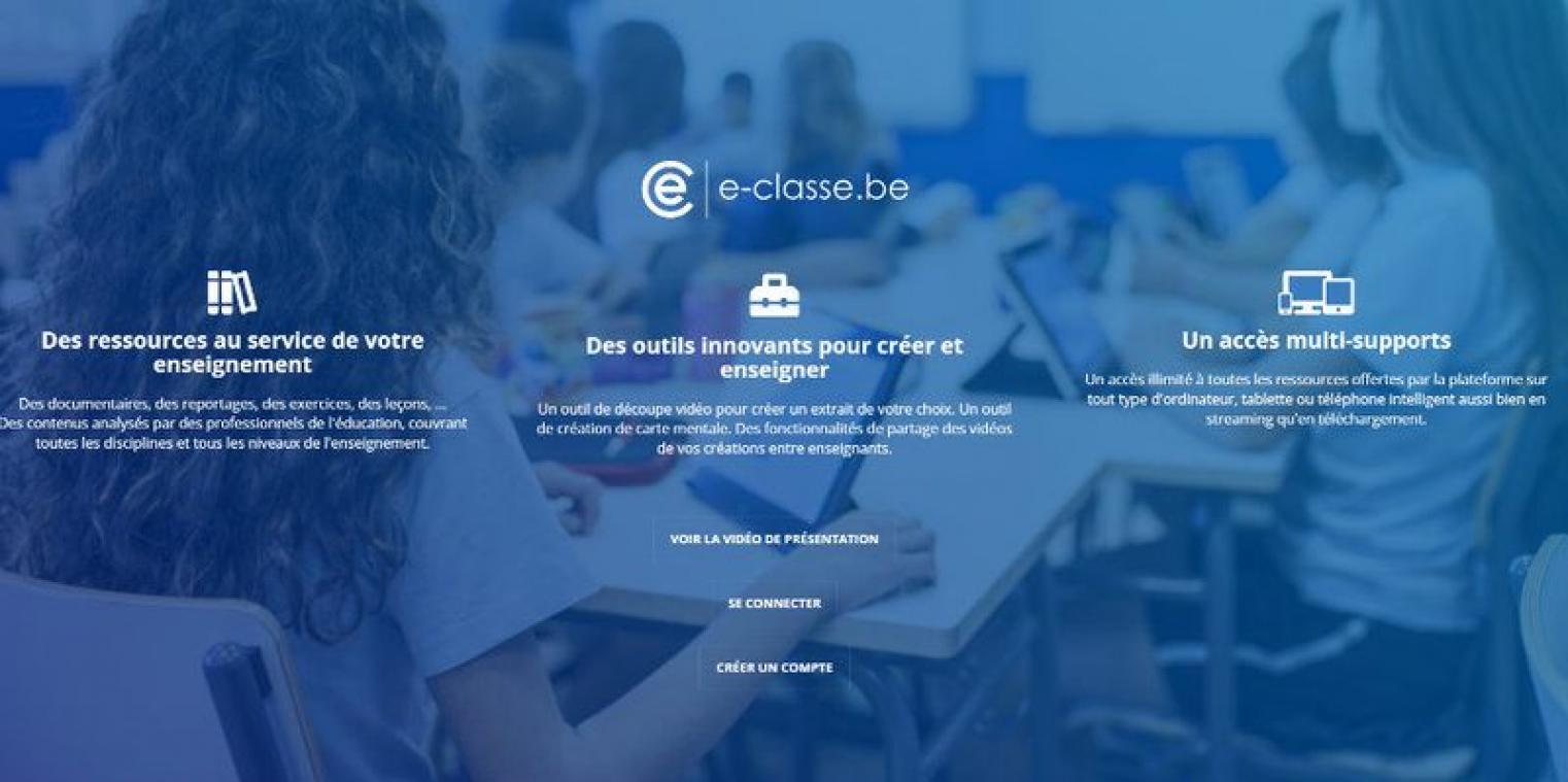 «E-classe», la plateforme numérique multimédia pour les enseignants ...