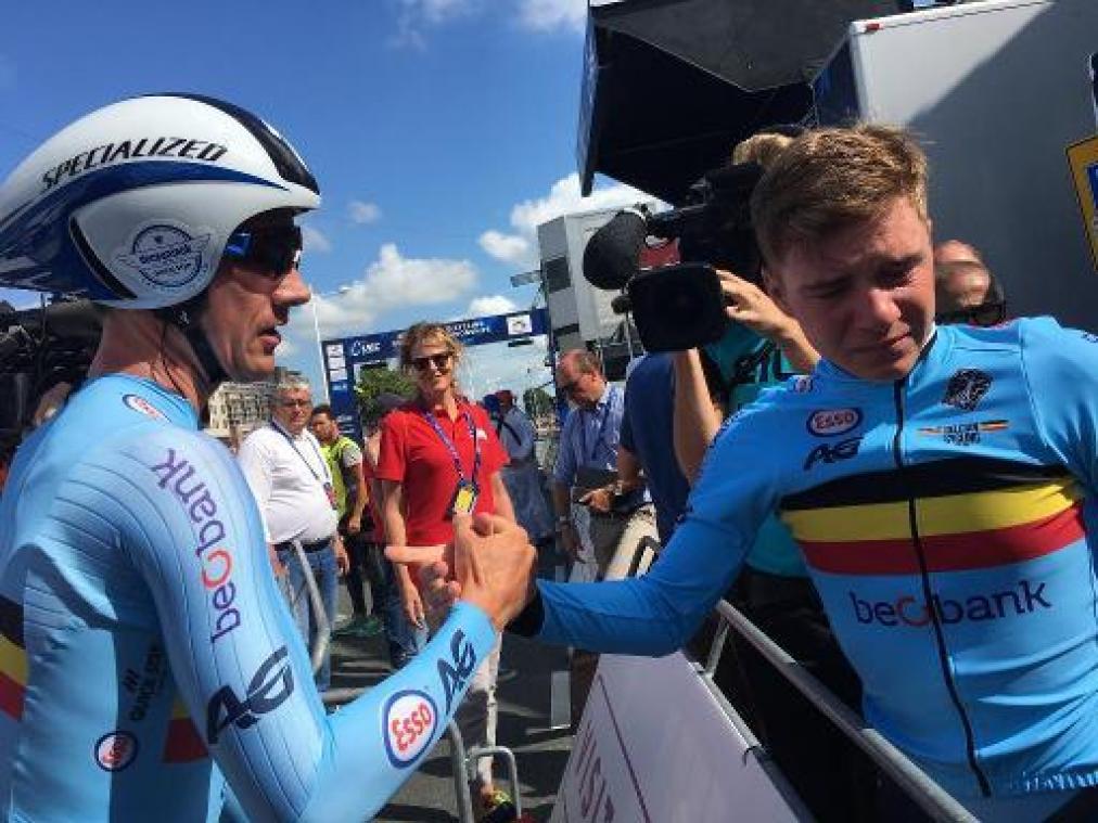 Très ému, Remco Evenepoel a dédié son succès à Bjorg Lambrecht et Stef ...