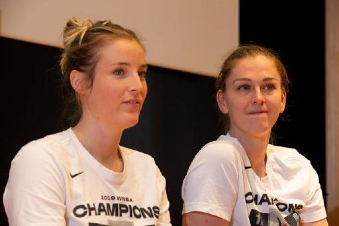 Kim Mestdagh: "je n'osais pas rêver de WNBA, ni des JO, mais maintenant ...