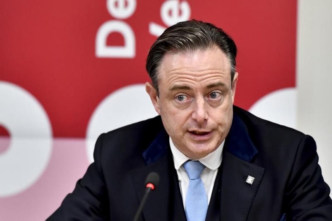 Pour De Wever, le paysage politique belge va imploser d'ici 2024 ...