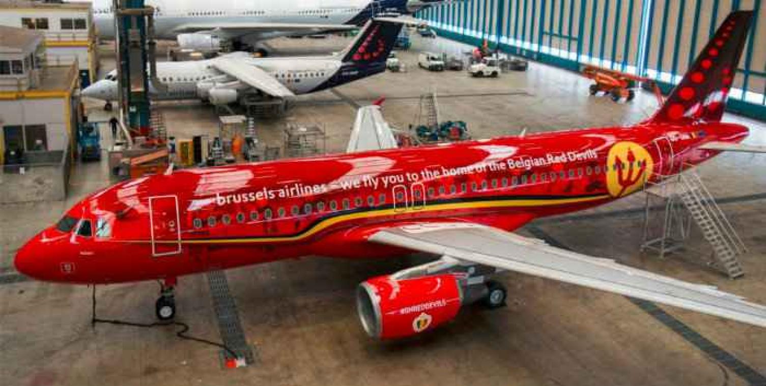 Brussels Airlines présente un avion aux couleurs des Diables Rouges ...