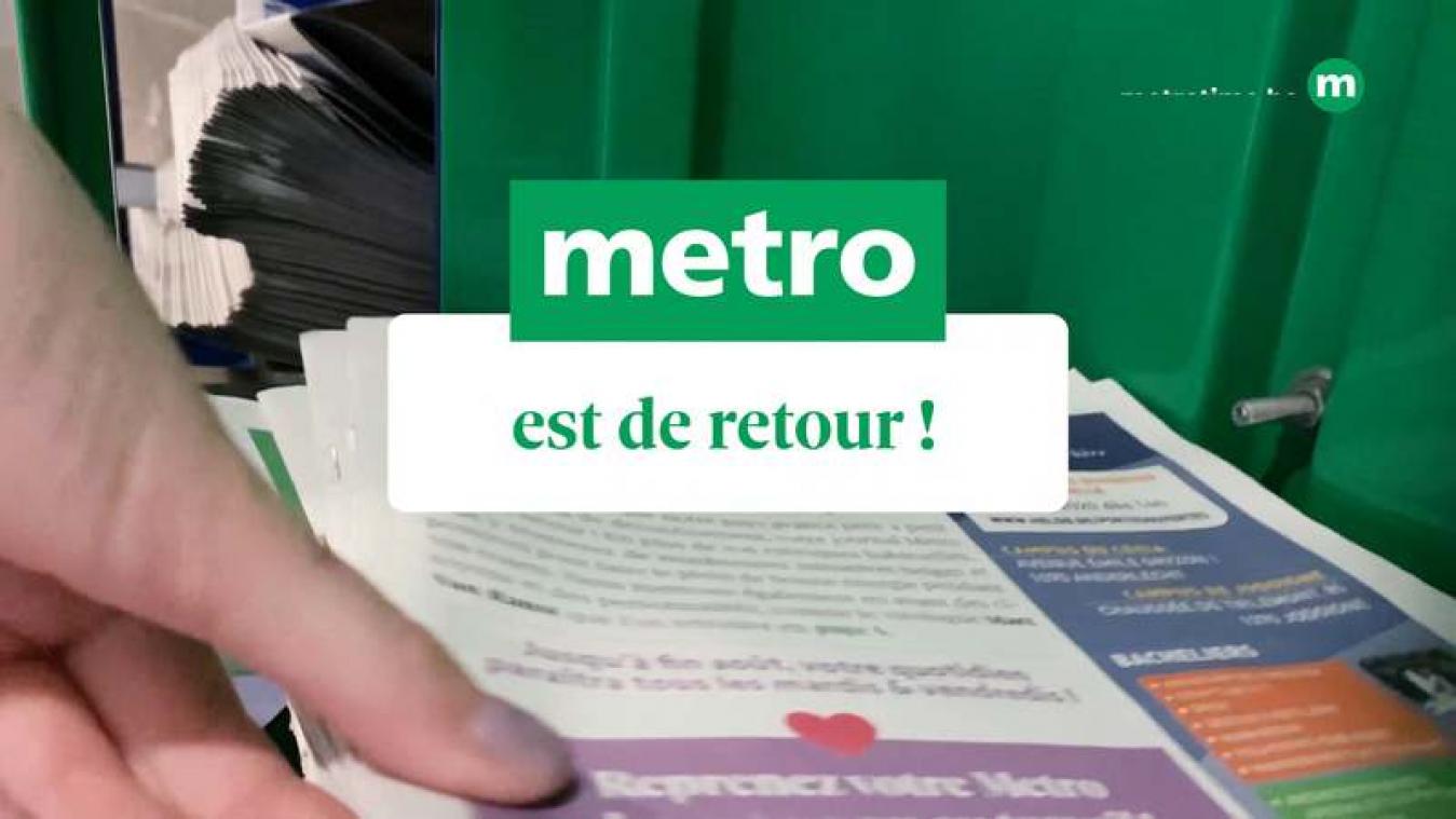 La version papier de Metro est de retour dans les displays - Metrotime