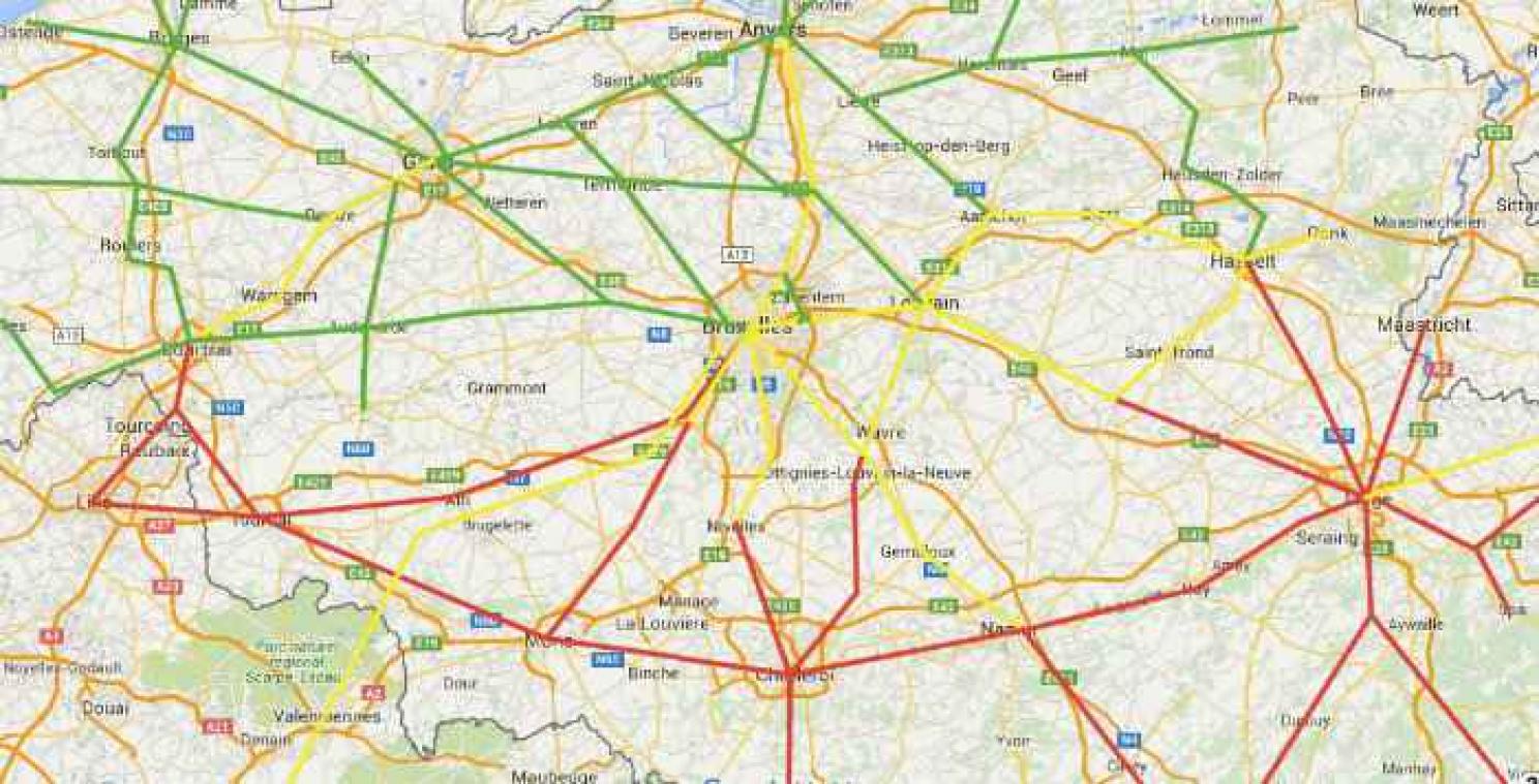 Grève à la SNCB: Suivez la circulation sur les différentes lignes ...