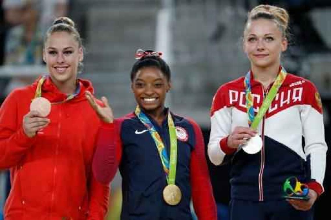 JO 2016 - Une troisième médaille d'or pour l'Américaine Simone Biles ...