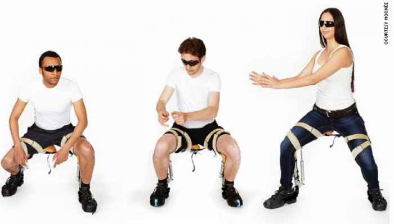 "Chairless Chair", la solution pour s'asseoir sans chaise - Metrotime