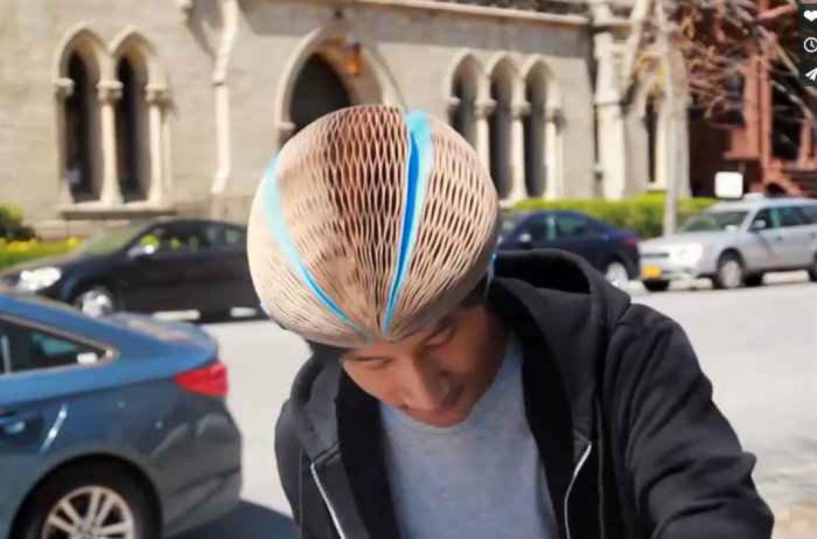 Le casque de vélo en papier Eco Helmet récompensé par le prix James ...