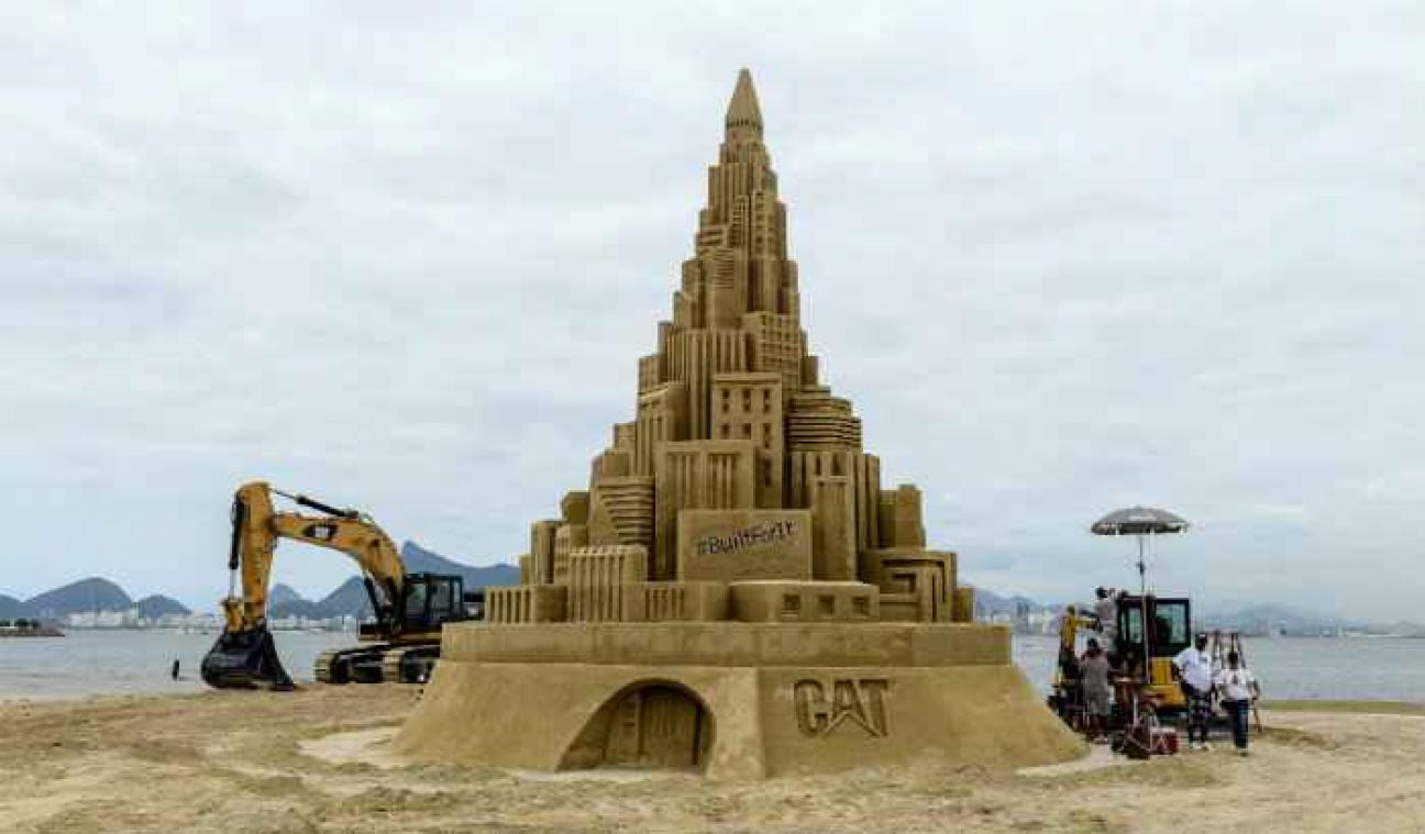 Record: Un château de sable géant construit au Brésil - Metrotime