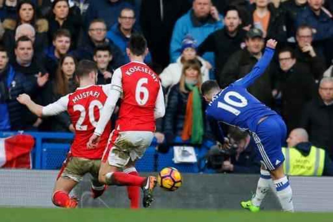 Eden Hazard a inscrit le plus beau but du mois de février - Metrotime