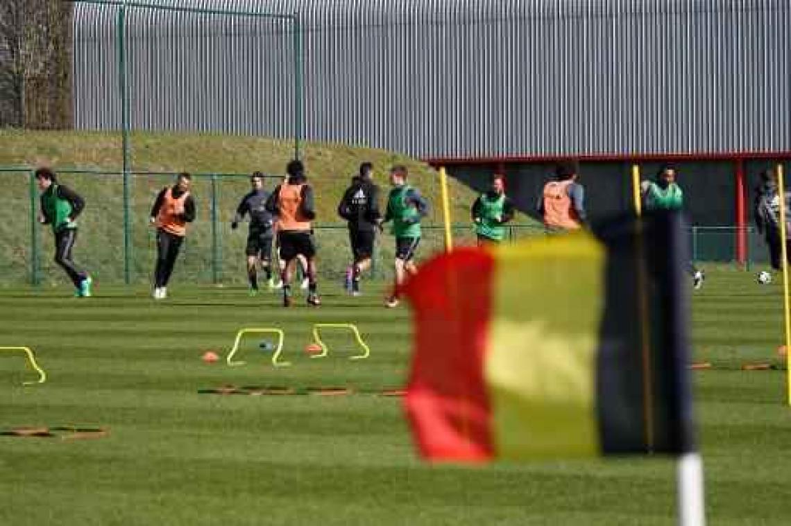 Diables Rouges - Toujours pas de Meunier à l'entraînement - Metrotime