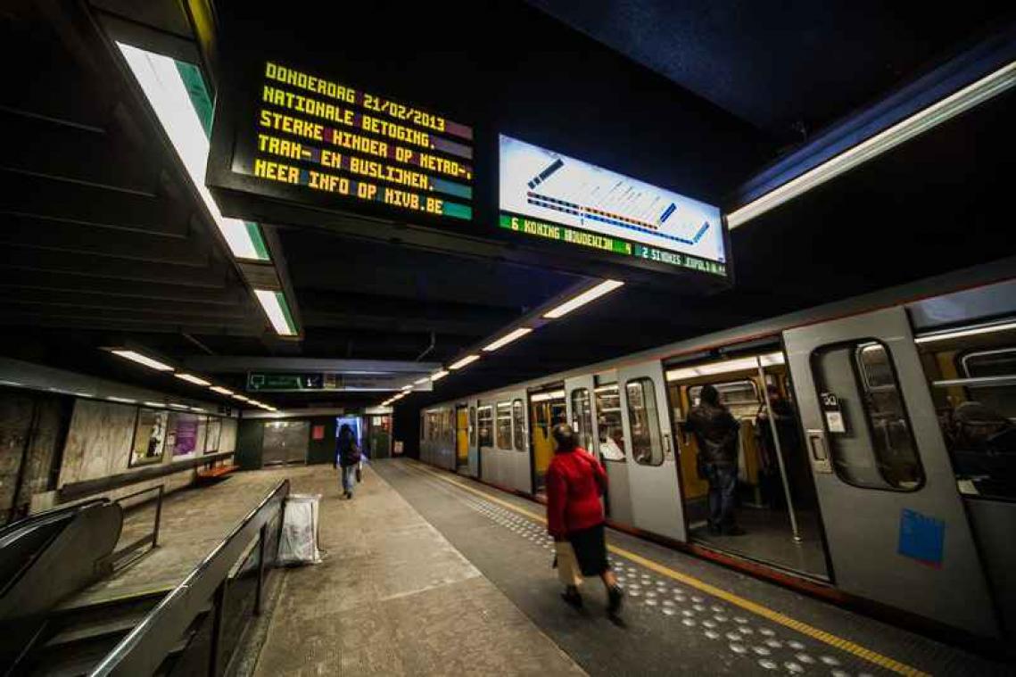 Fréquentation stable sur le réseau de la Stib - Metrotime