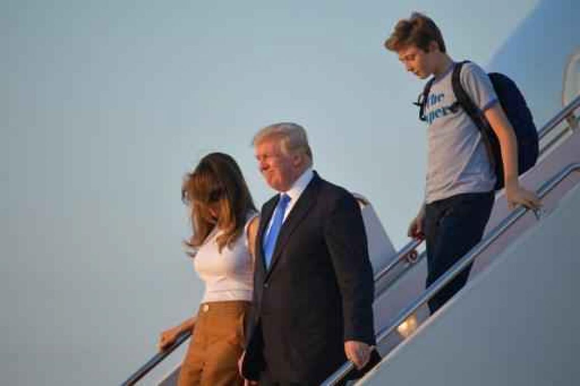 Melania et Barron Trump s'installent à la Maison Blanche - Metrotime