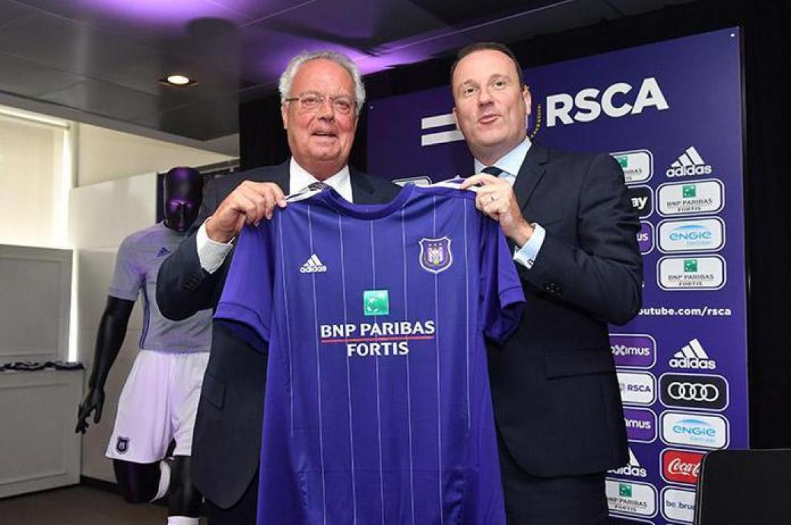 Nouveau sponsor pour Anderlecht - Metrotime