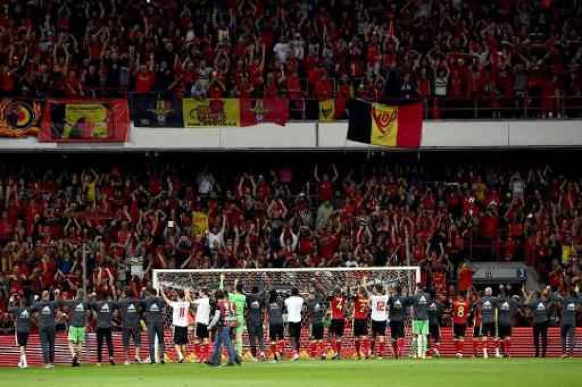 Le premier entraînement des Diables Rouges ouvert au public, une fête prévue contre Chypre ...