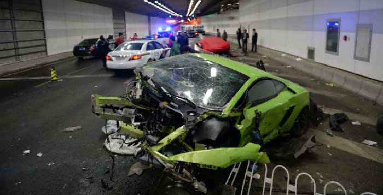 Fast and Furious 7 : L'incroyable crash d'une Lamborghini et d'une ...
