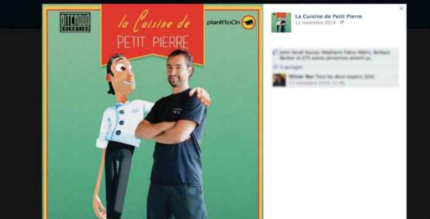 Le chef Pierre Augé dans un dessin animé en 3D pour cuisiner sans ...