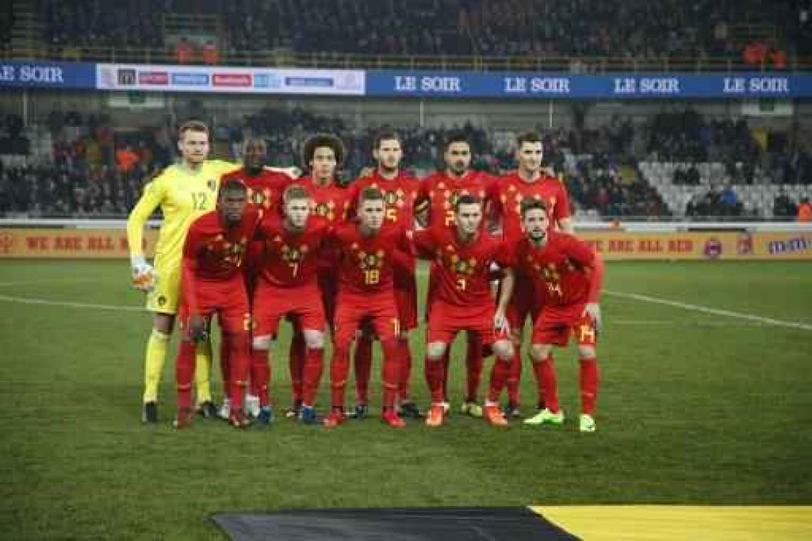 Les Diables Rouges conservent leur position et abordent l'année 2018 à ...