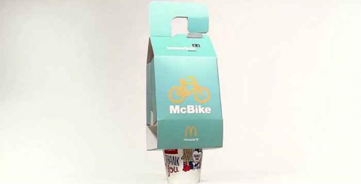 McDonald's accueille les cyclistes avec McBike, un menu à emporter ...