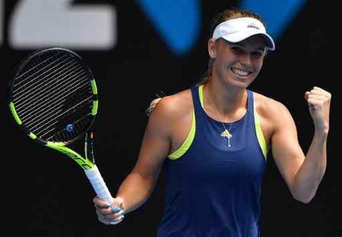 Caroline Wozniacki rejoint Elise Mertens dans le dernier carré de l ...