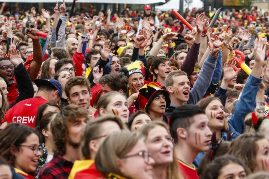 Les Diables Rouges à la rencontre de leurs supporters sur la Grand ...