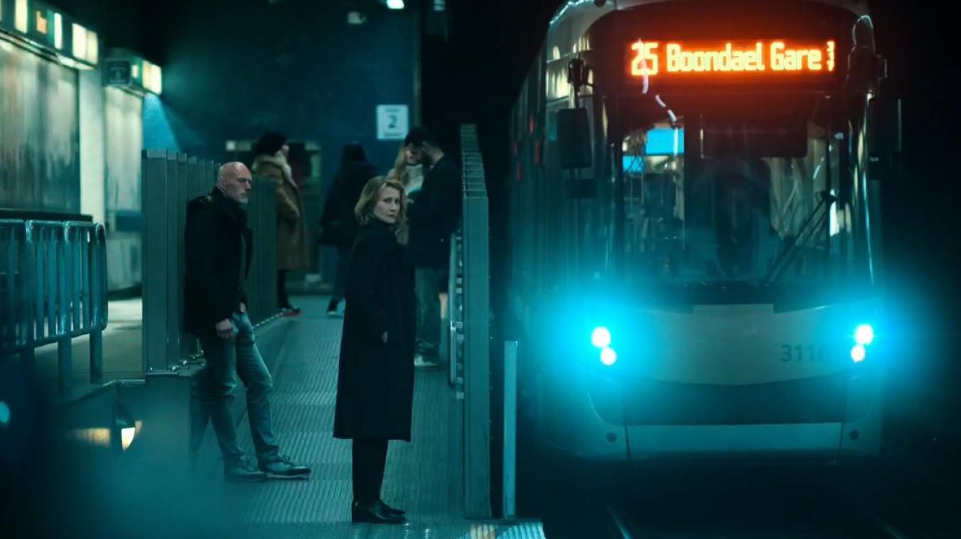 Devinez dans quelle station de la Stib a été tournée cette série ...