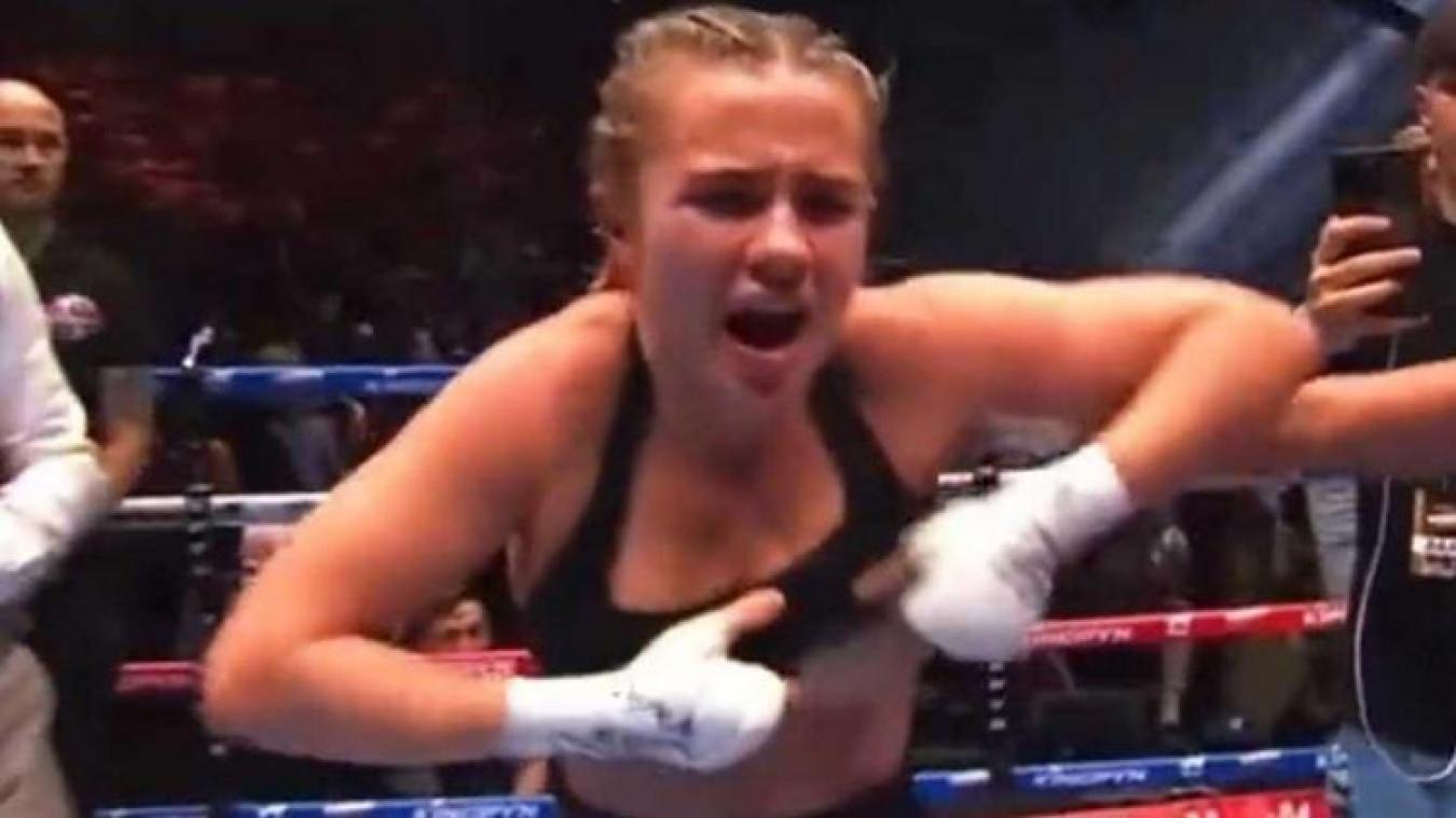 Une boxeuse montre ses seins après une victoire: «Wow, elle n’a pas hésité un instant!» (vidéo ...