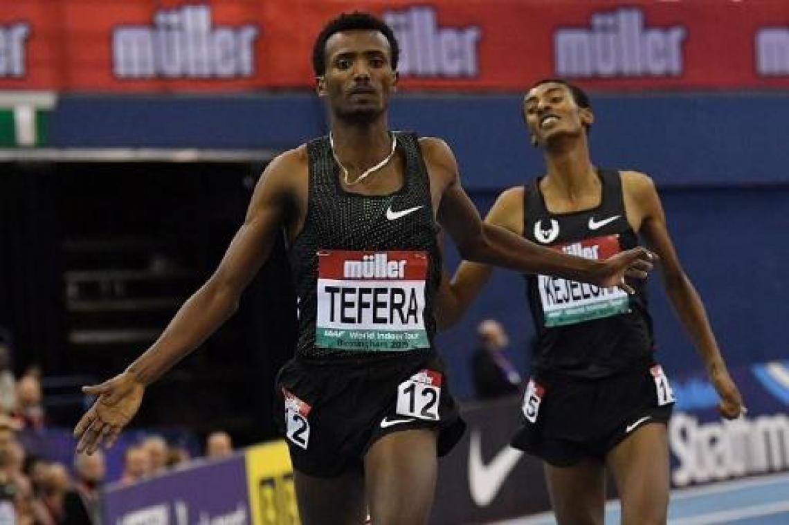 Ethiopiër Samuel Tefera verbetert wereldrecord 1.500 meter indoor - Metrotime