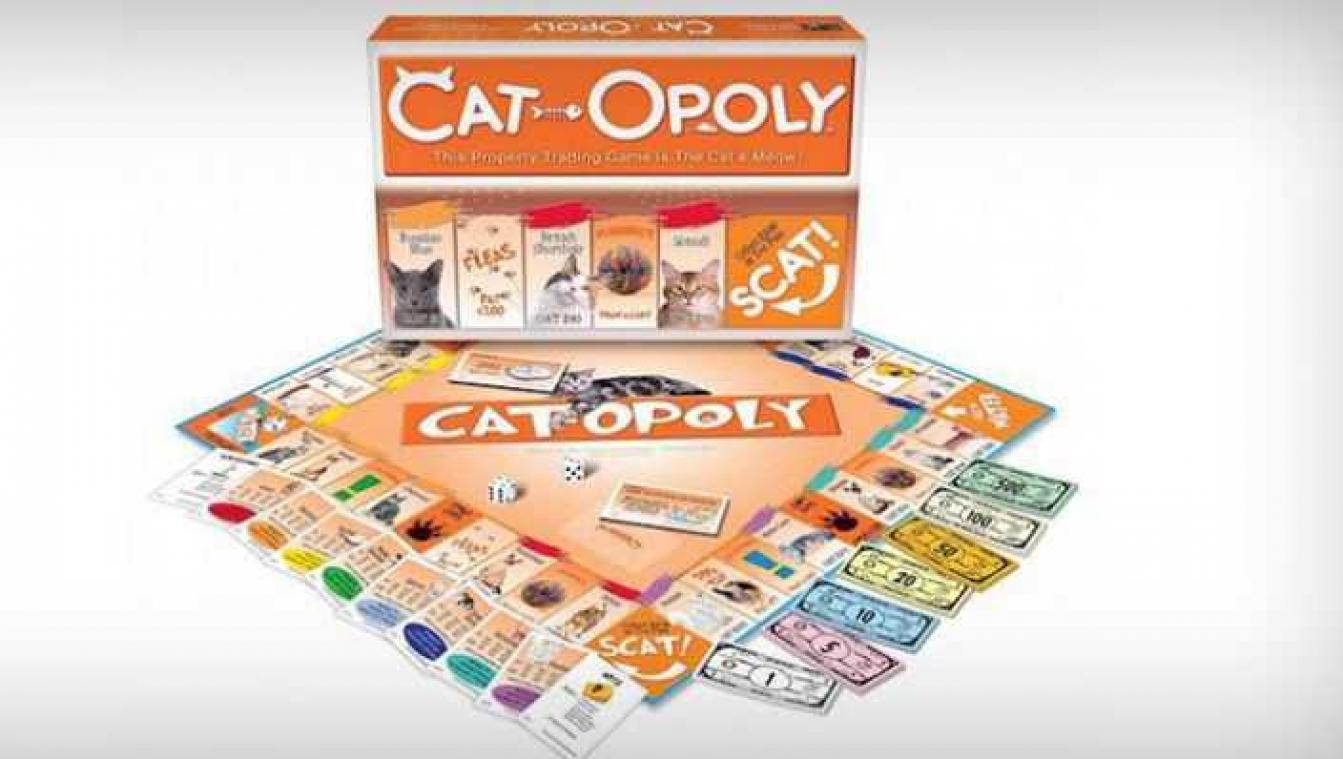 Met deze monopoly speel je met katten in plaats van huizen - Metrotime