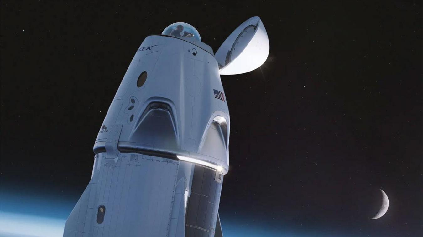Het beste uitzicht in SpaceX’s ruimteschip Crew Dragon heb je vanop ...